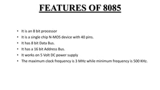 8085 pin configuration | PPTX