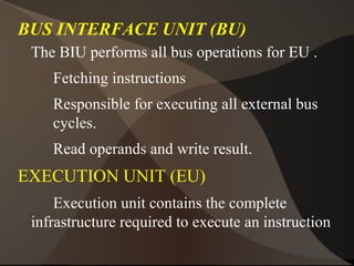 The Intel 8086 microprocessor | PPT