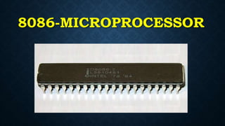 8086 Microprocessor | PPTX