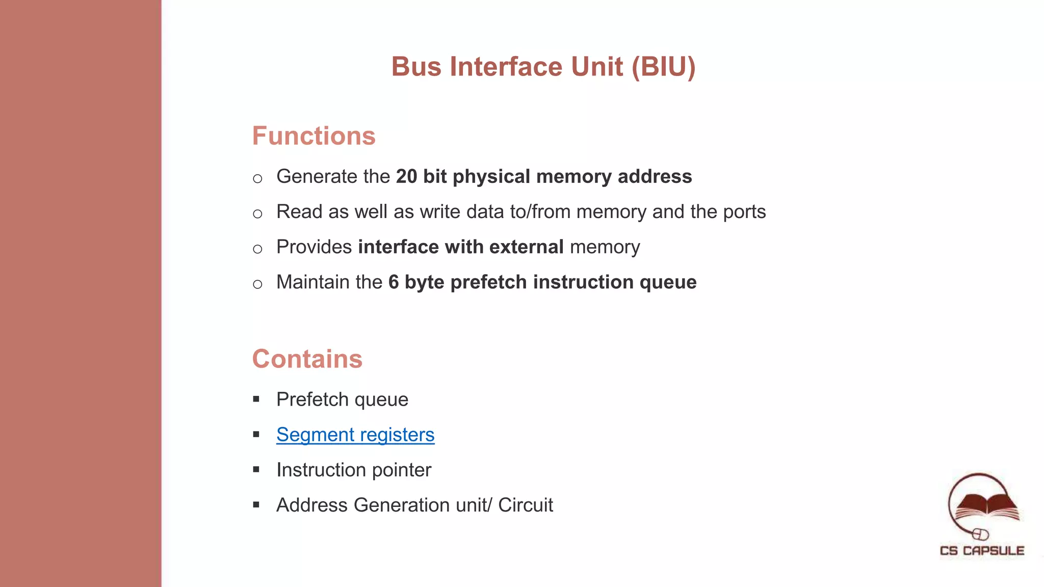 8086 architecture | PPTX