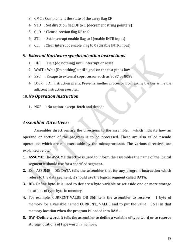 8086 Microprocessor | PDF