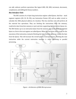 8086 Microprocessor | PDF