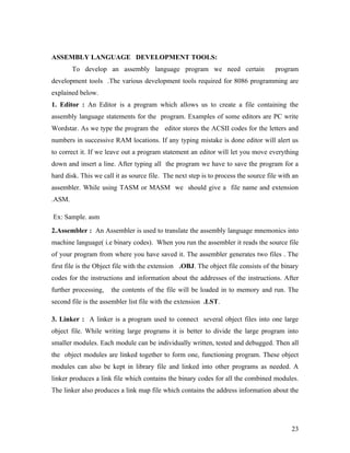 8086 class notes-Y.N.M | DOC