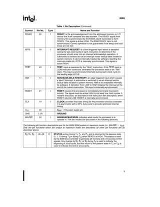 8086 datasheet | PDF