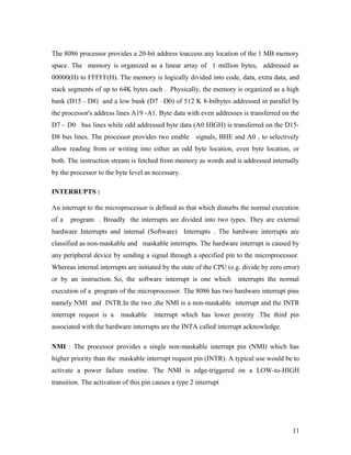 8086 handout for chapter one and two | DOC