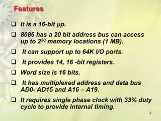 8086 microprocessor-architecture-120207111857-phpapp01 | PPTX