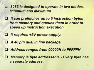 8086 microprocessor-architecture | PPTX