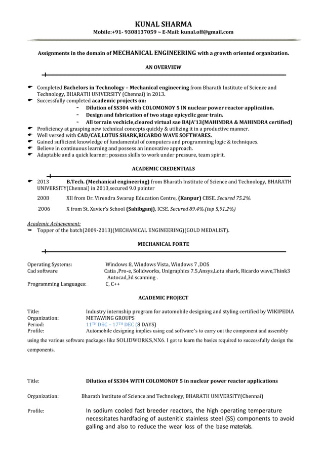 kunal_resume | PDF