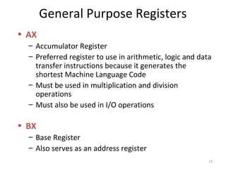 8086 architecture basics | PPT