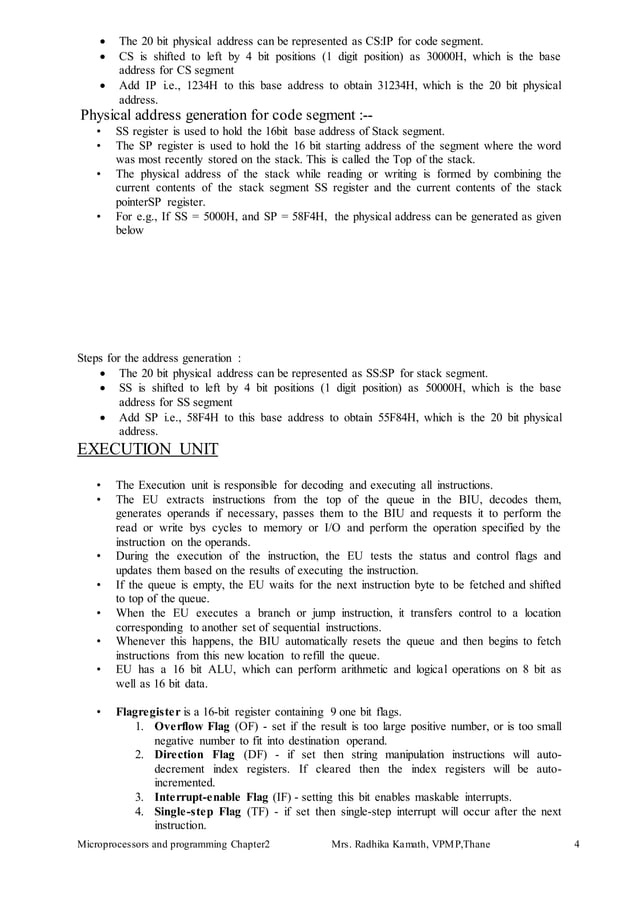 8086 archi notes final | PDF