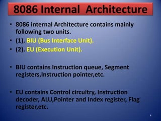 8086 architecture By Er. Swapnil Kaware | PPTX | Operating Systems ...