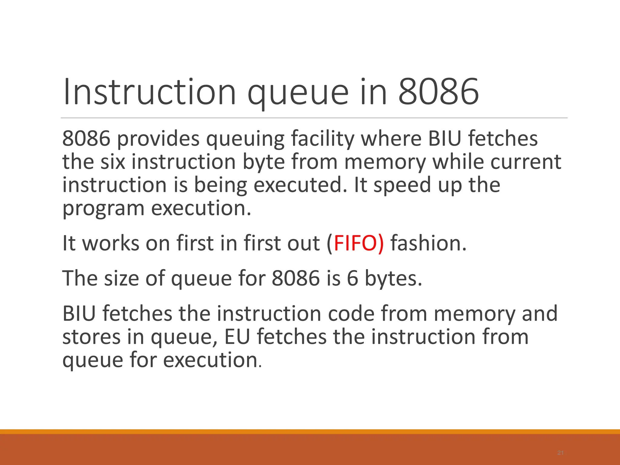8086 Architecture & pipelining presentation.ppt