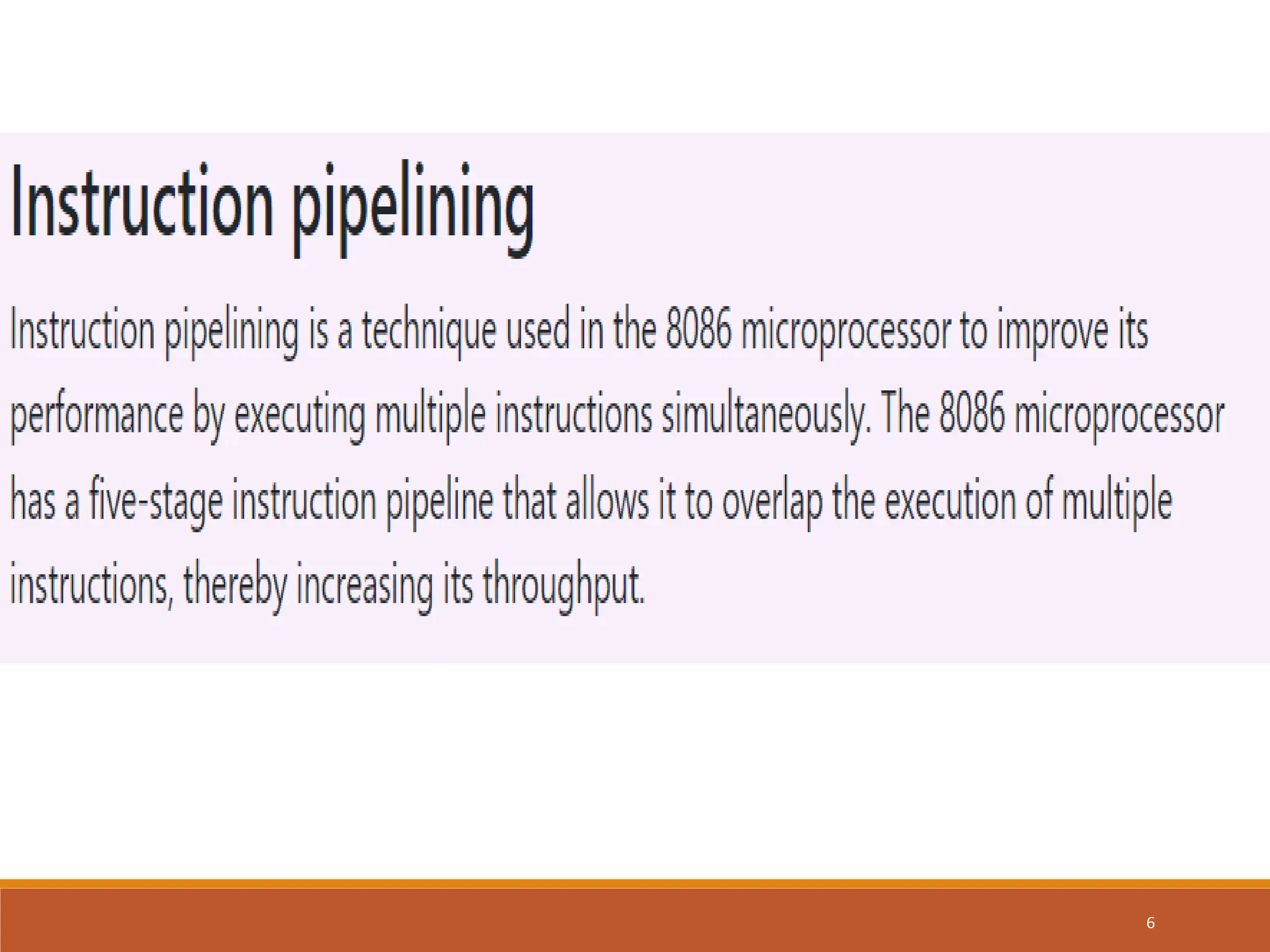 8086 Architecture & pipelining presentation.ppt