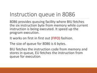 8086 Architecture & pipelining presentation.ppt