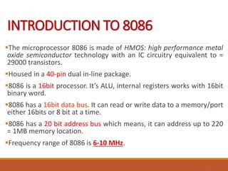 8086 Architecture & pipelining presentation.ppt