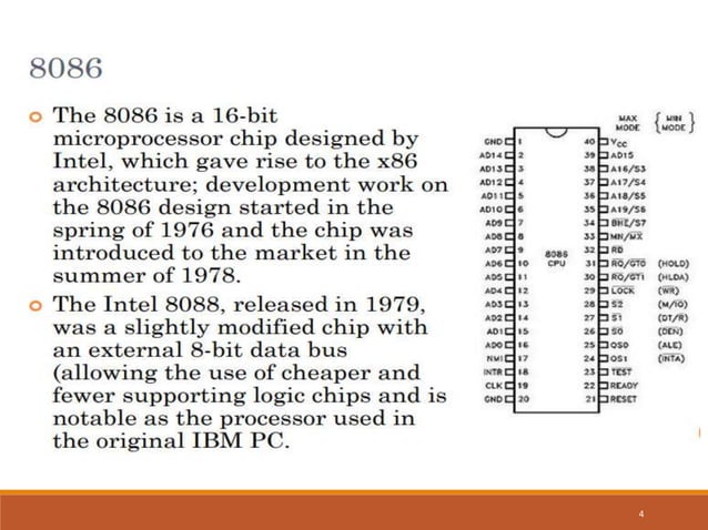 8086 Architecture & pipelining presentation.ppt