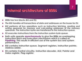 8086 architecture and pin description | PPT