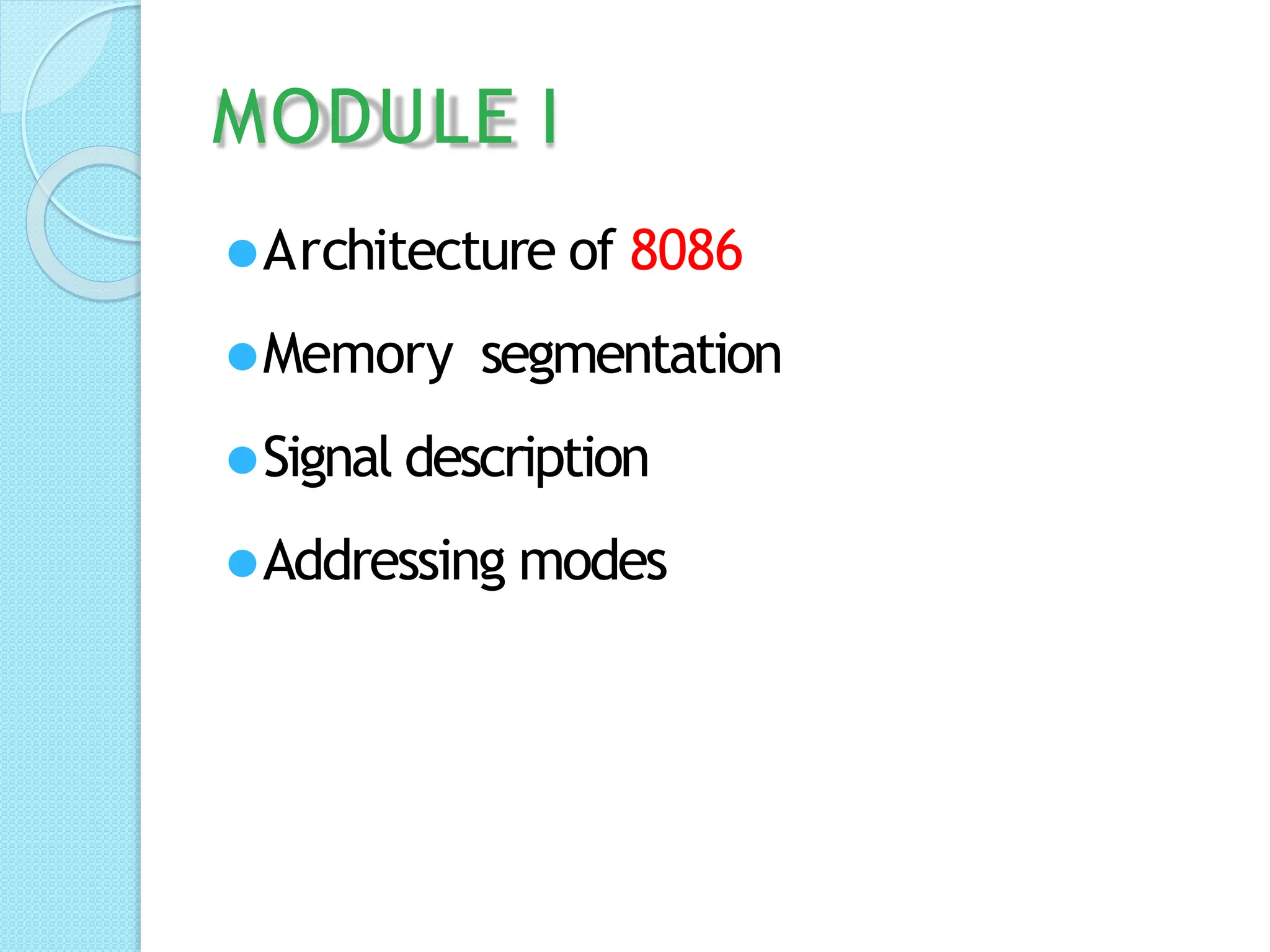 8086 Architecture, Pin diagram, Addressing modes (3).pdf | Operating Systems | Computer Software ...