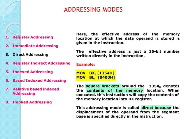 8086 Architecture, Pin diagram, Addressing modes (3).pdf | Operating Systems | Computer Software ...