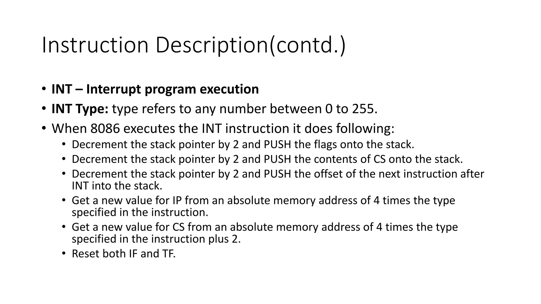 8086 microprocessor assembler directives.ppt