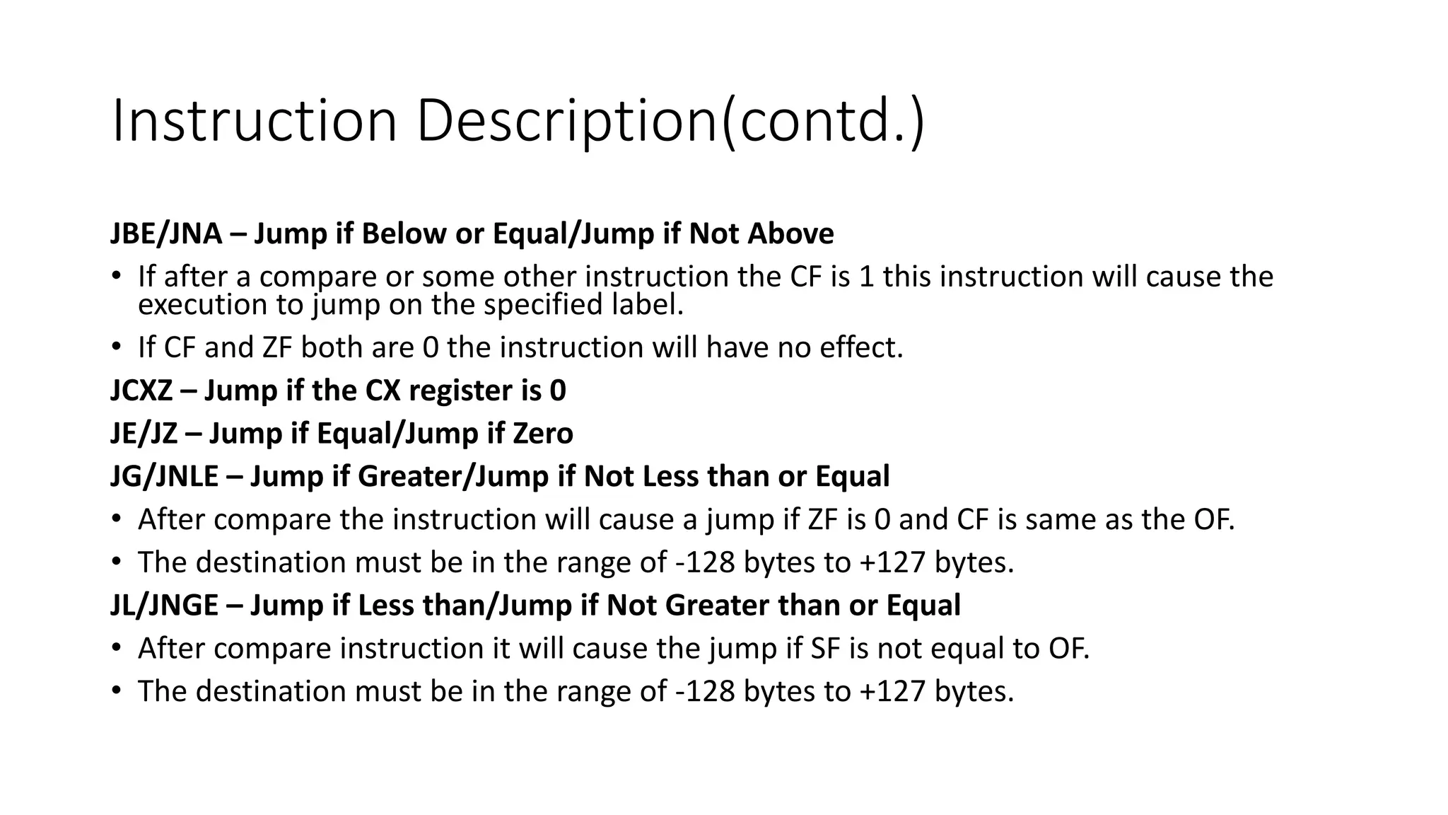 8086 microprocessor assembler directives.ppt | Programming Languages | Computing