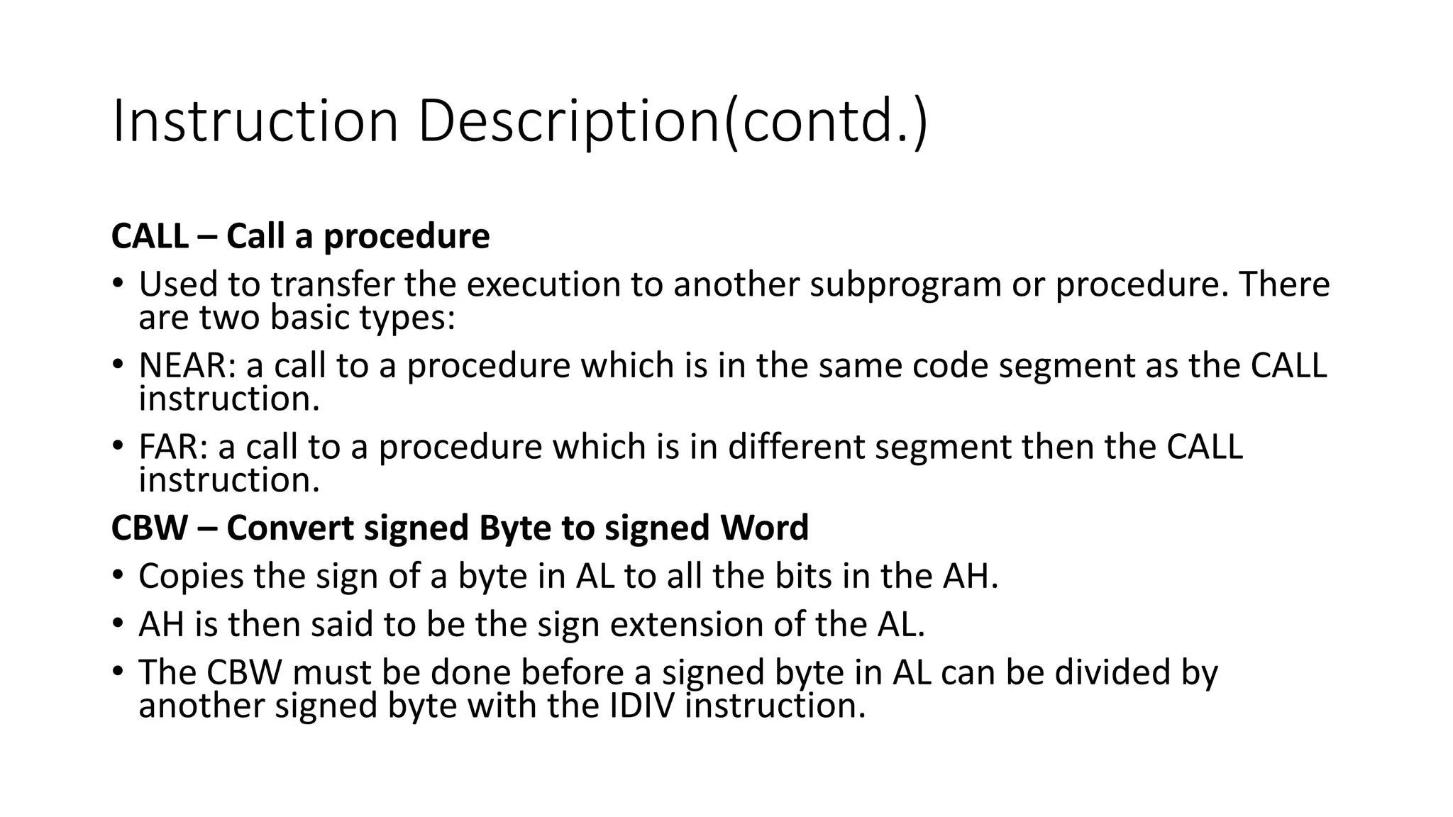 8086 microprocessor assembler directives.ppt