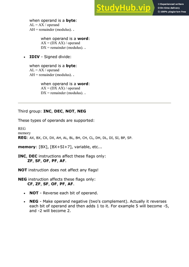 8086 Assembler Tutorial For Beginners Part 1 Pdf 