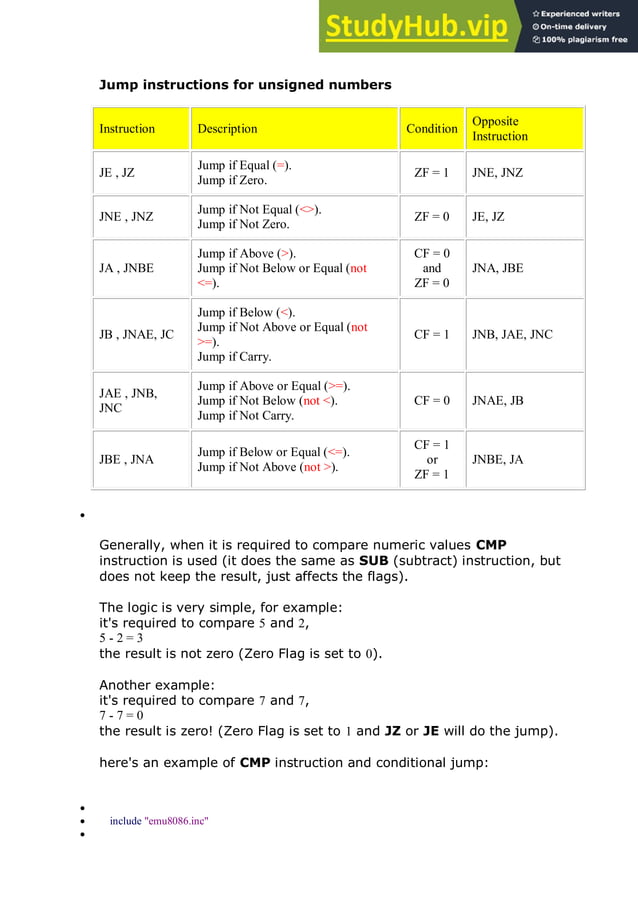 8086 Assembler Tutorial For Beginners (Part 1 | PDF