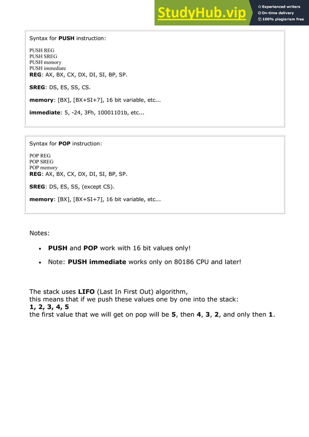 8086 Assembler Tutorial For Beginners Part 1 Pdf 