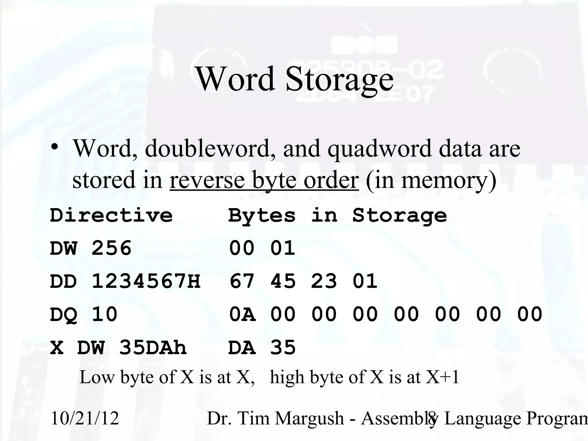 8086 assembly language | PPT