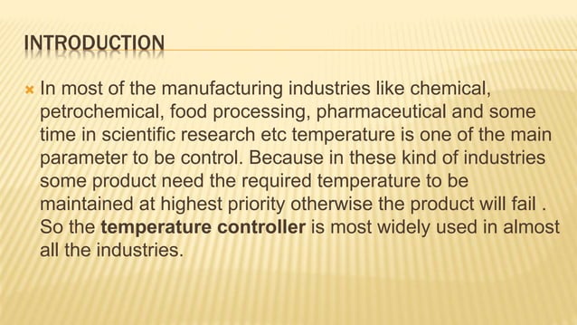 temperature control using 8086 microprocessor by vikas arya | PPTX ...
