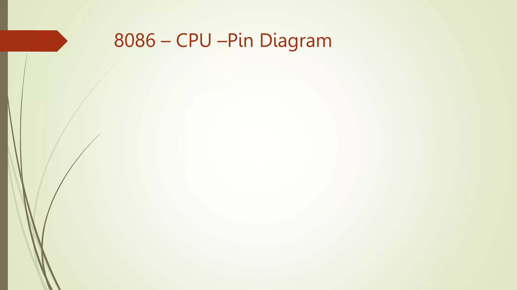8086 – CPU –Pin Diagram.pptx
