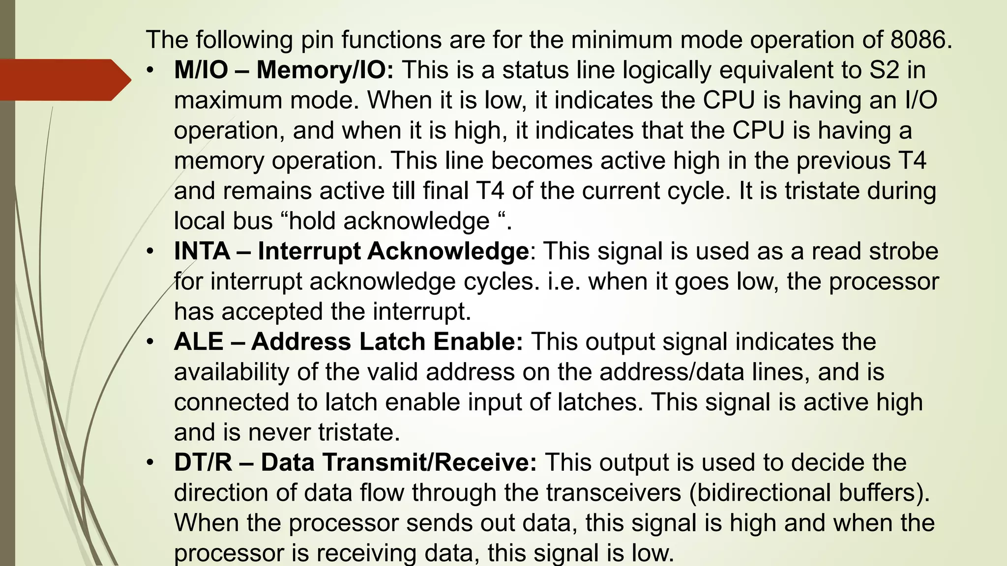 8086 – CPU –Pin Diagram.pptx