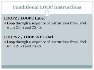 8086 instruction set | PPTX