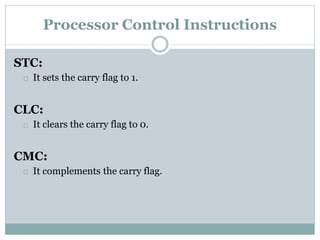 8086 instruction set | PPTX