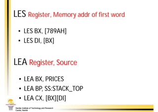 8086 instruction set with types | PDF