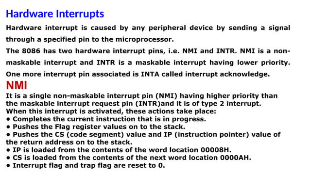 8086 Microprocessor Interrupts - UG Final Sem.pptx