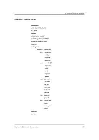 8086 labmanual | PDF | Programming Languages | Computing