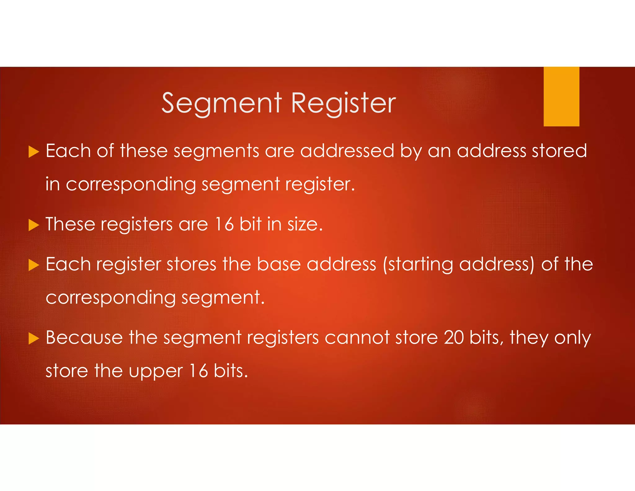 8086 Memory Segmentation Ppt