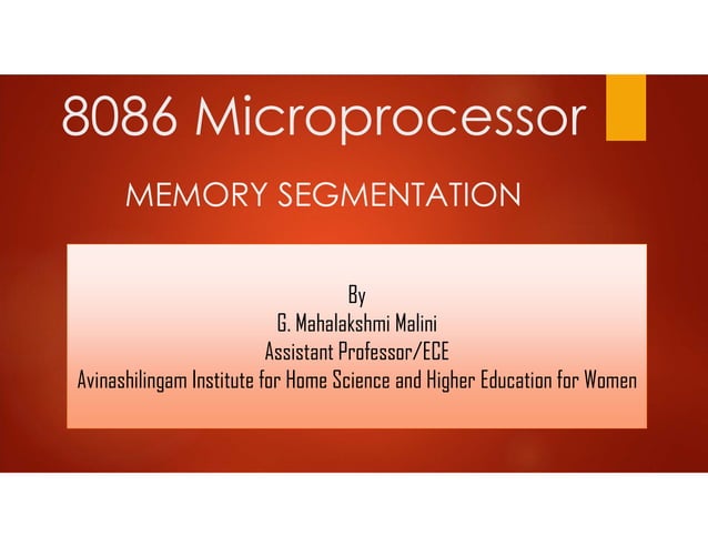 8086 memory segmentation | PDF