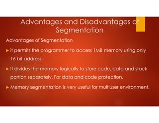 8086 memory segmentation | PDF