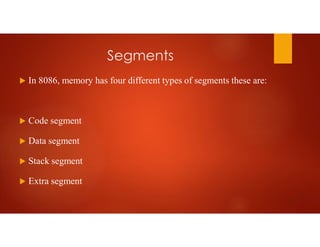 8086 memory segmentation | PDF