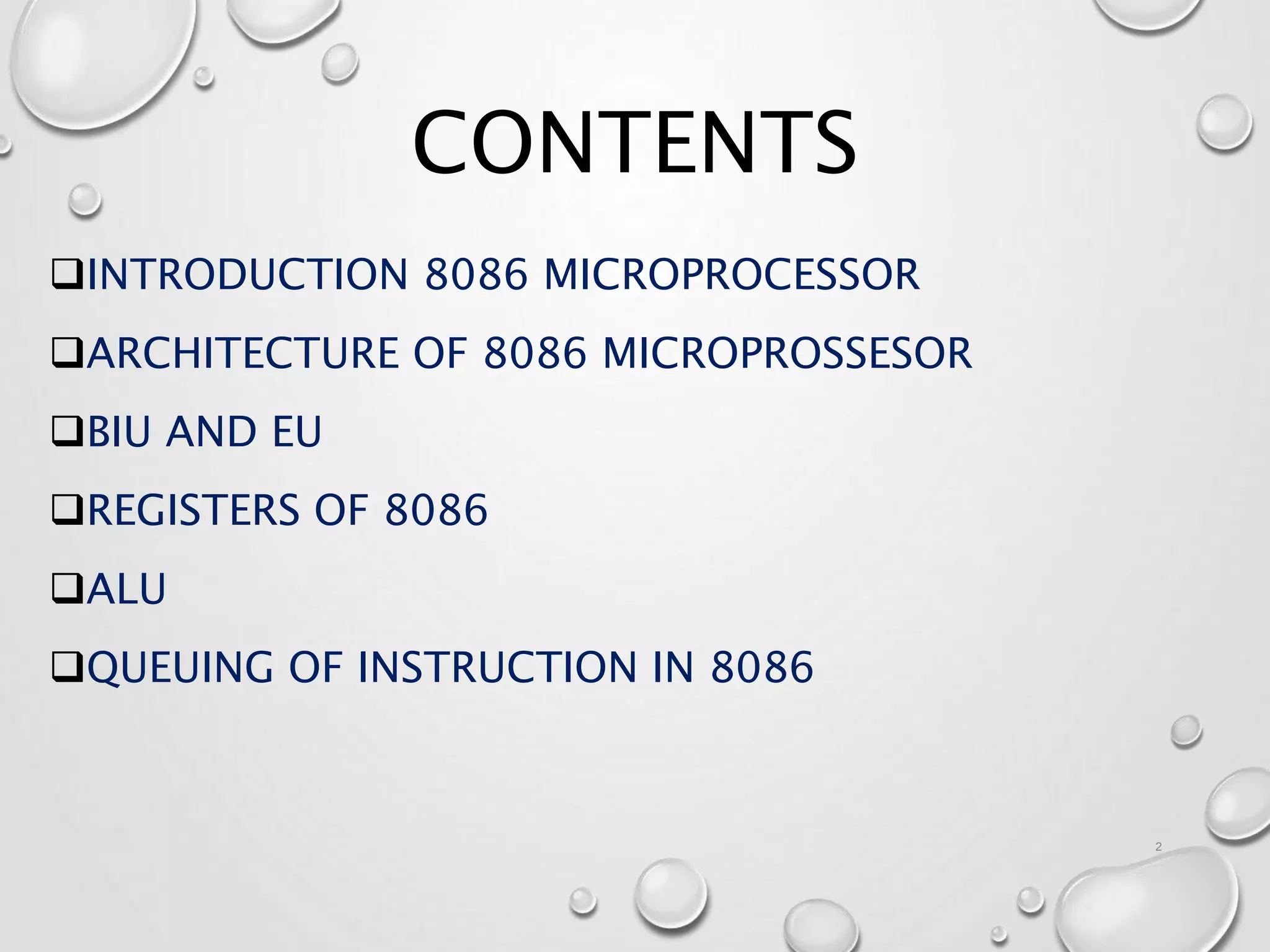 8086 Microprocessor | PPT