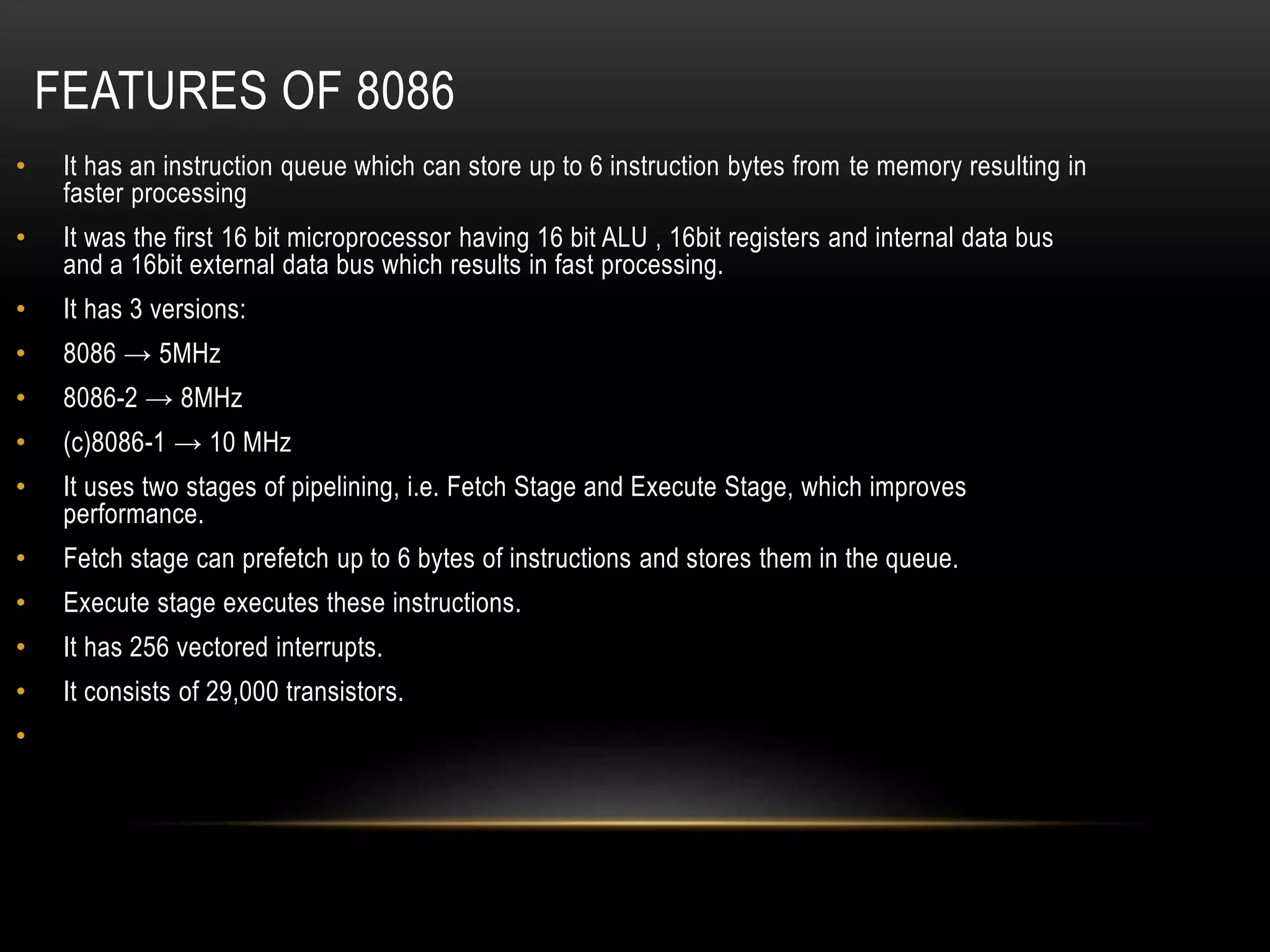 8086 microprocessor | PPT