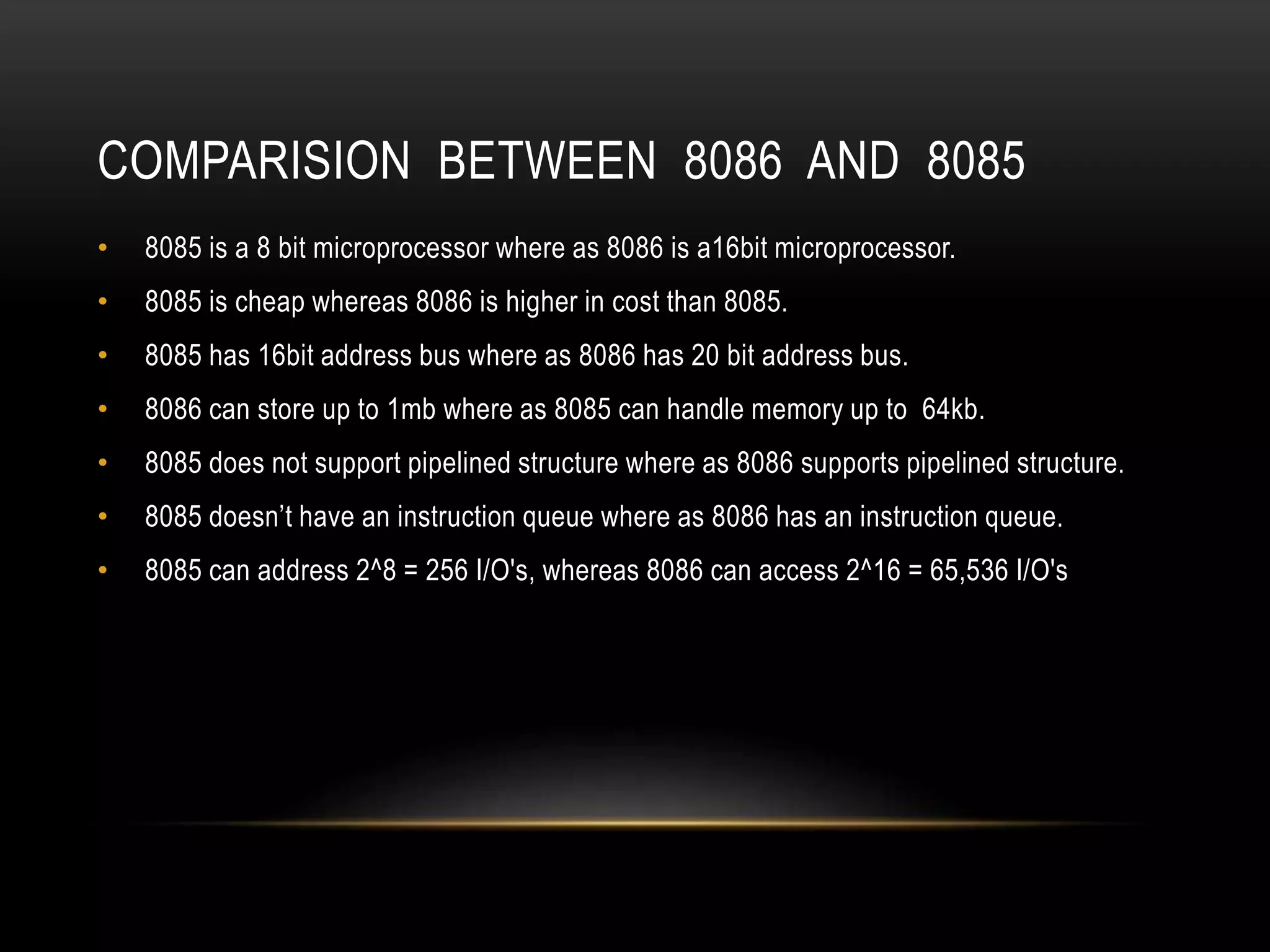 8086 microprocessor | PPT