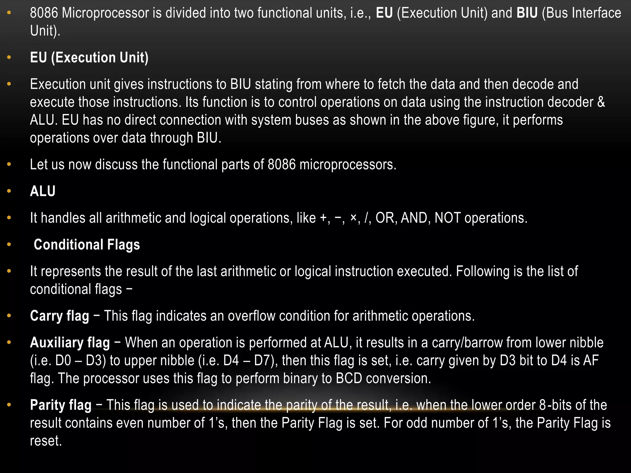 8086 microprocessor | PPT