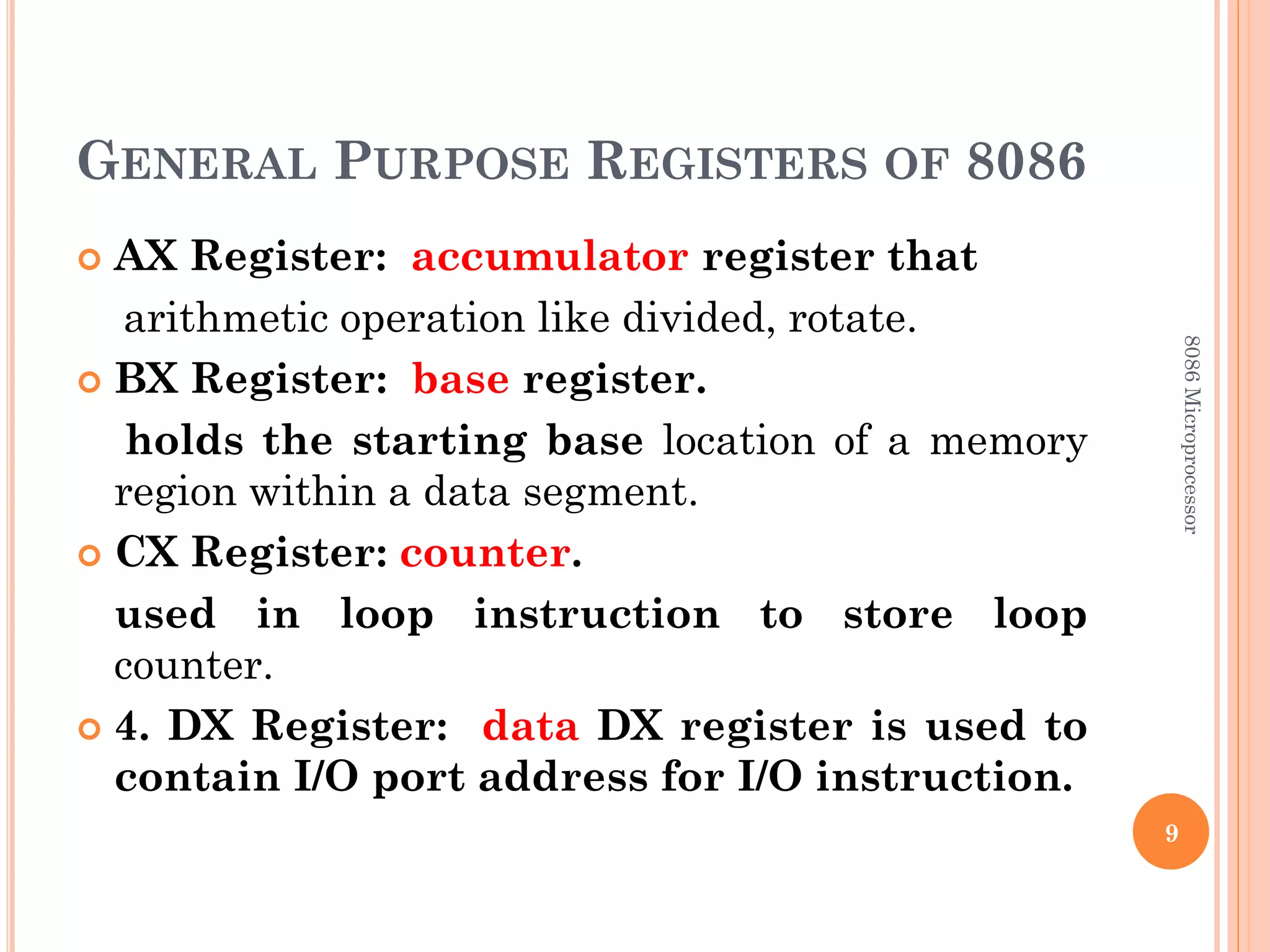 8086 microprocessor | PDF