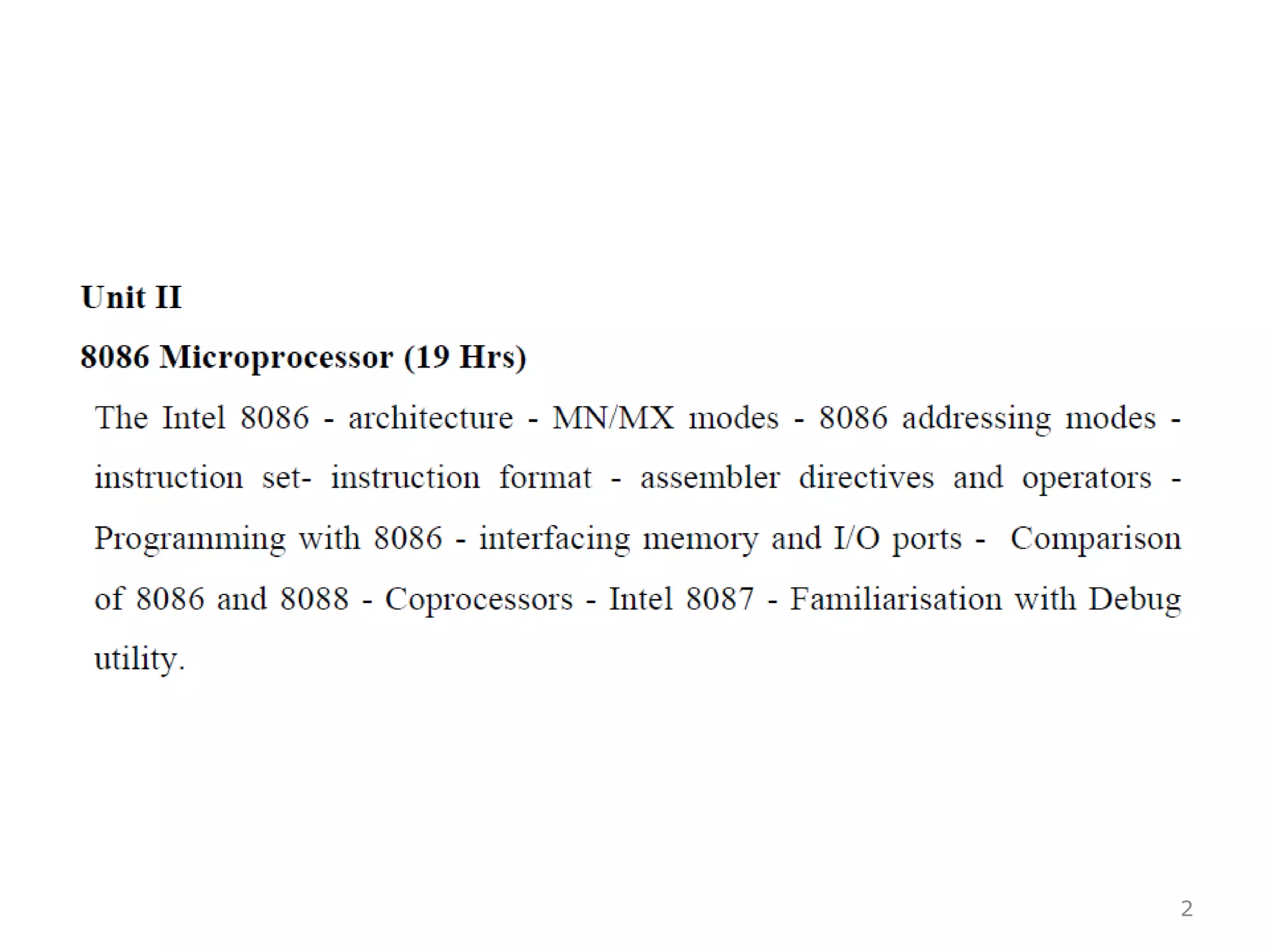 8086 microprocessor | PPT