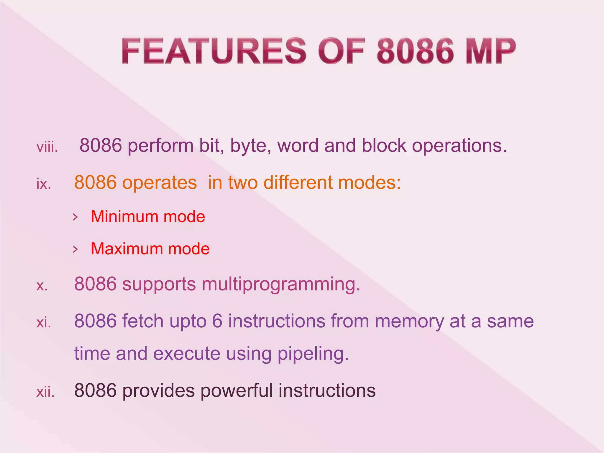 8086 microprocessor | PPSX