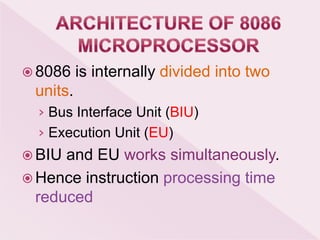 8086 microprocessor | PPSX
